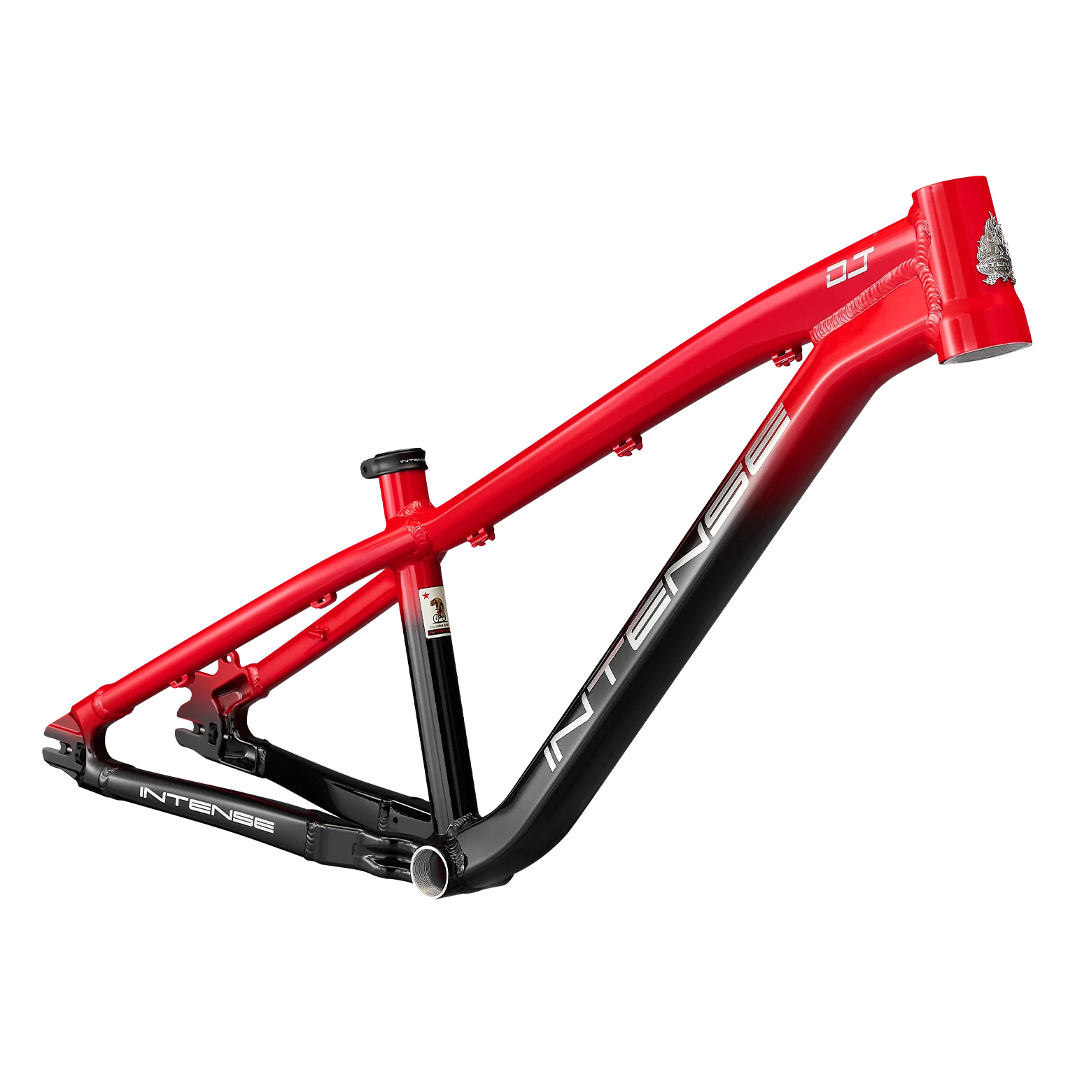 Intense DJ 26 Frame - Gloss Red to Black Fade - 2026 – Planet Cyclery