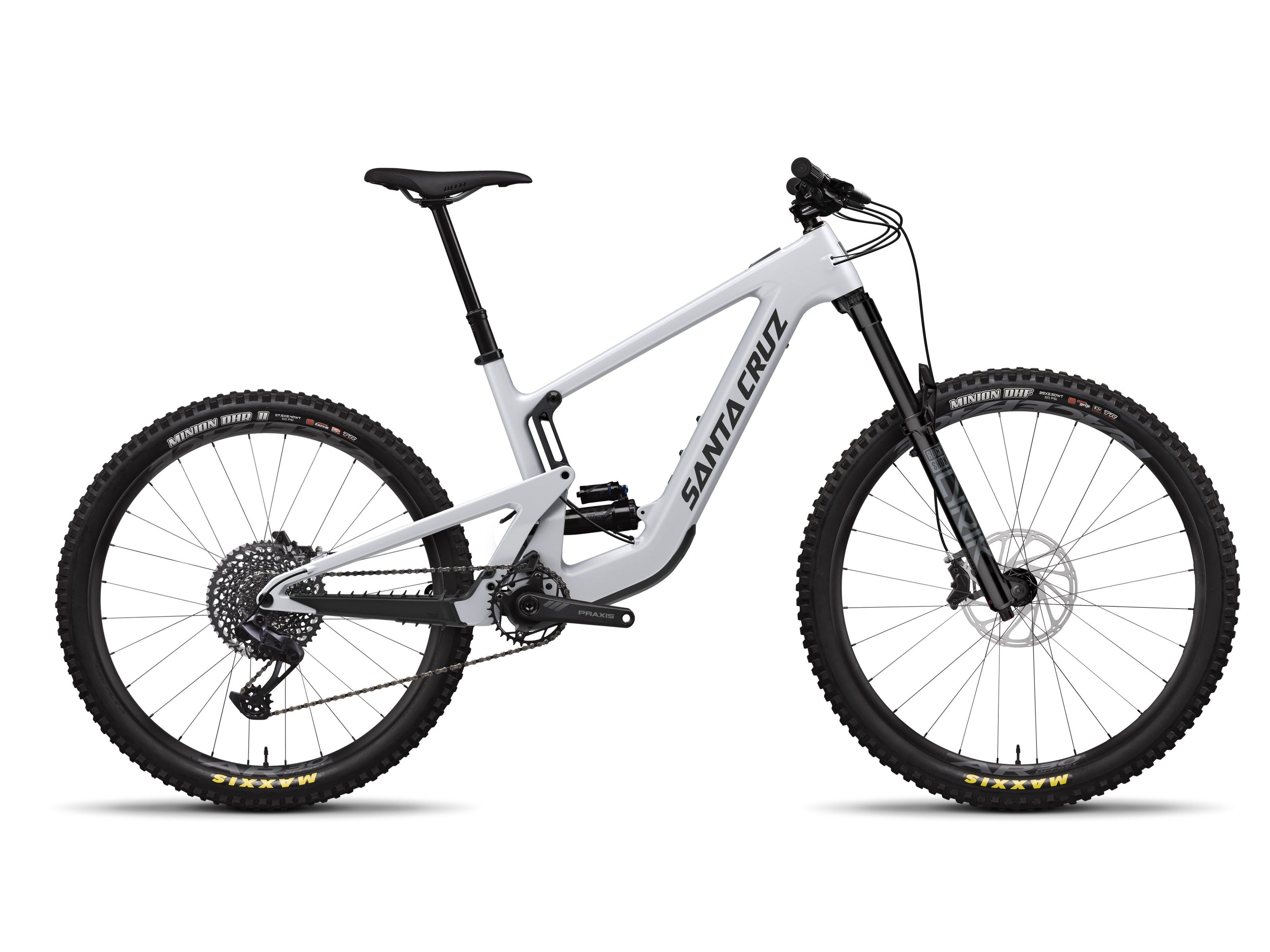 Santa Cruz Heckler SL Carbon MX - S Kit - Matt Silver – Planet Cyclery